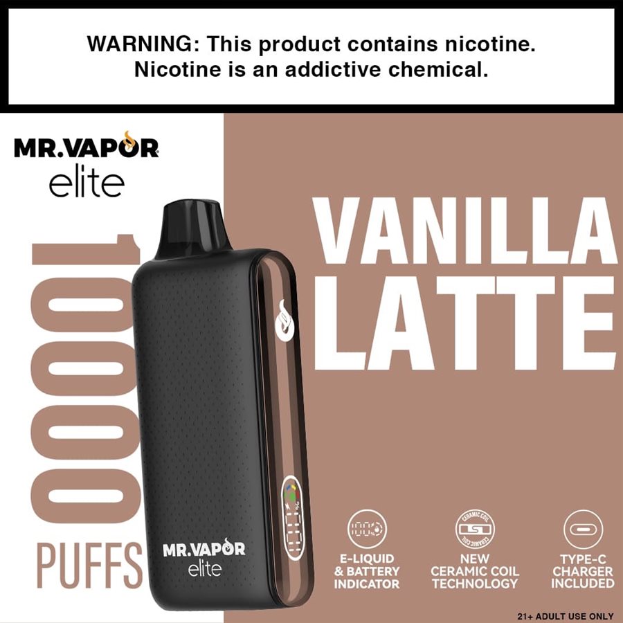 Mr. Vapor Elite Disposable Vape - 10k Puffs - Lighter USA