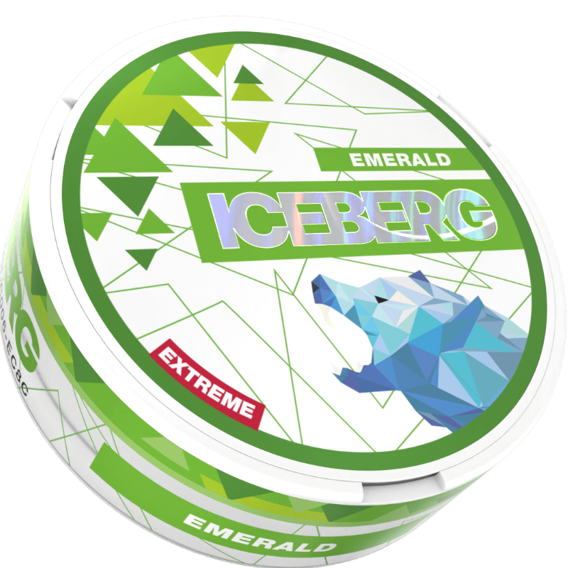 Iceberg Nicotine Pouches - Emerald 35MG | Lighter USA